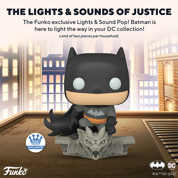 Funko: New Exclusive: Batman Lights & Sound | Milled